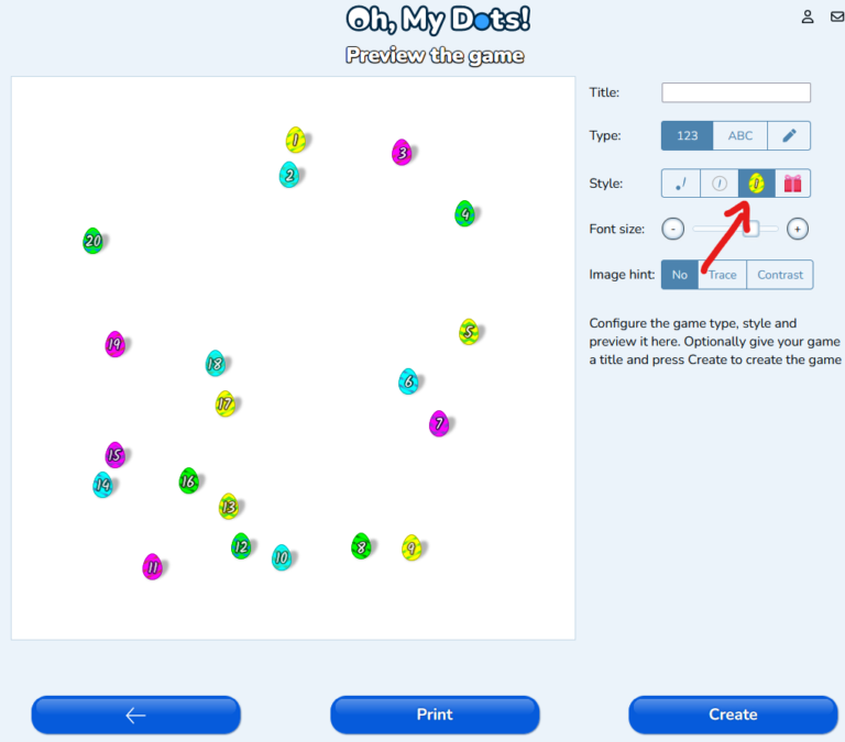 Create an Easter Connect the Dots Game : Oh My Dots!