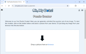 Transform any picture into a puzzle with Oh, my Dots! : Oh My Dots!