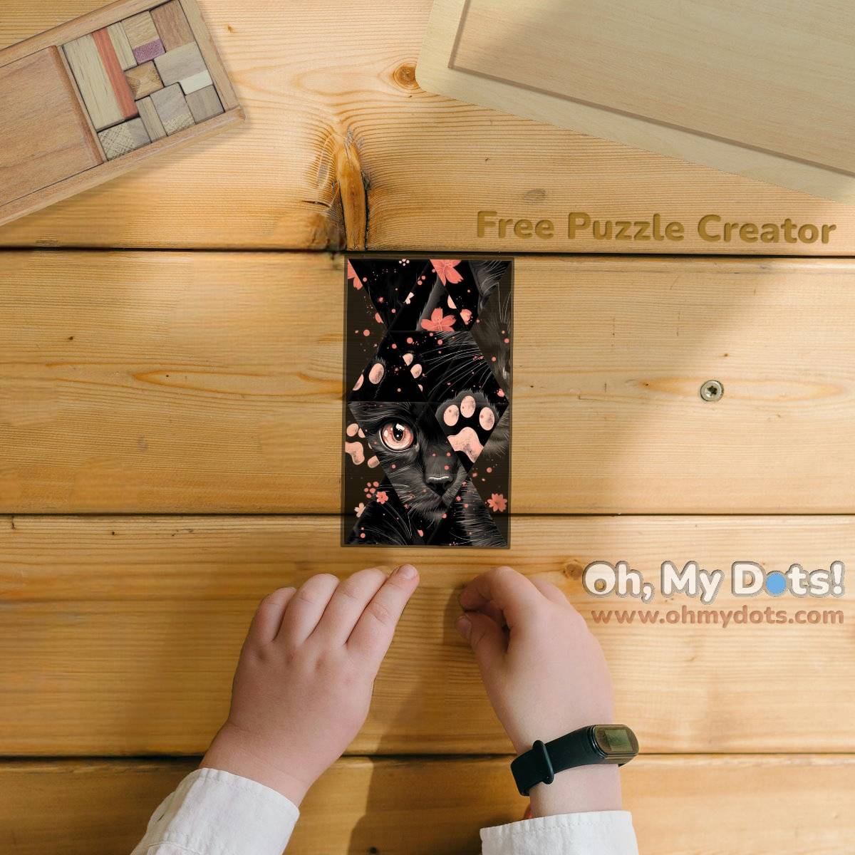 Play or print the free Easy puzzle Picture Puzzle game | Oh My Dots!