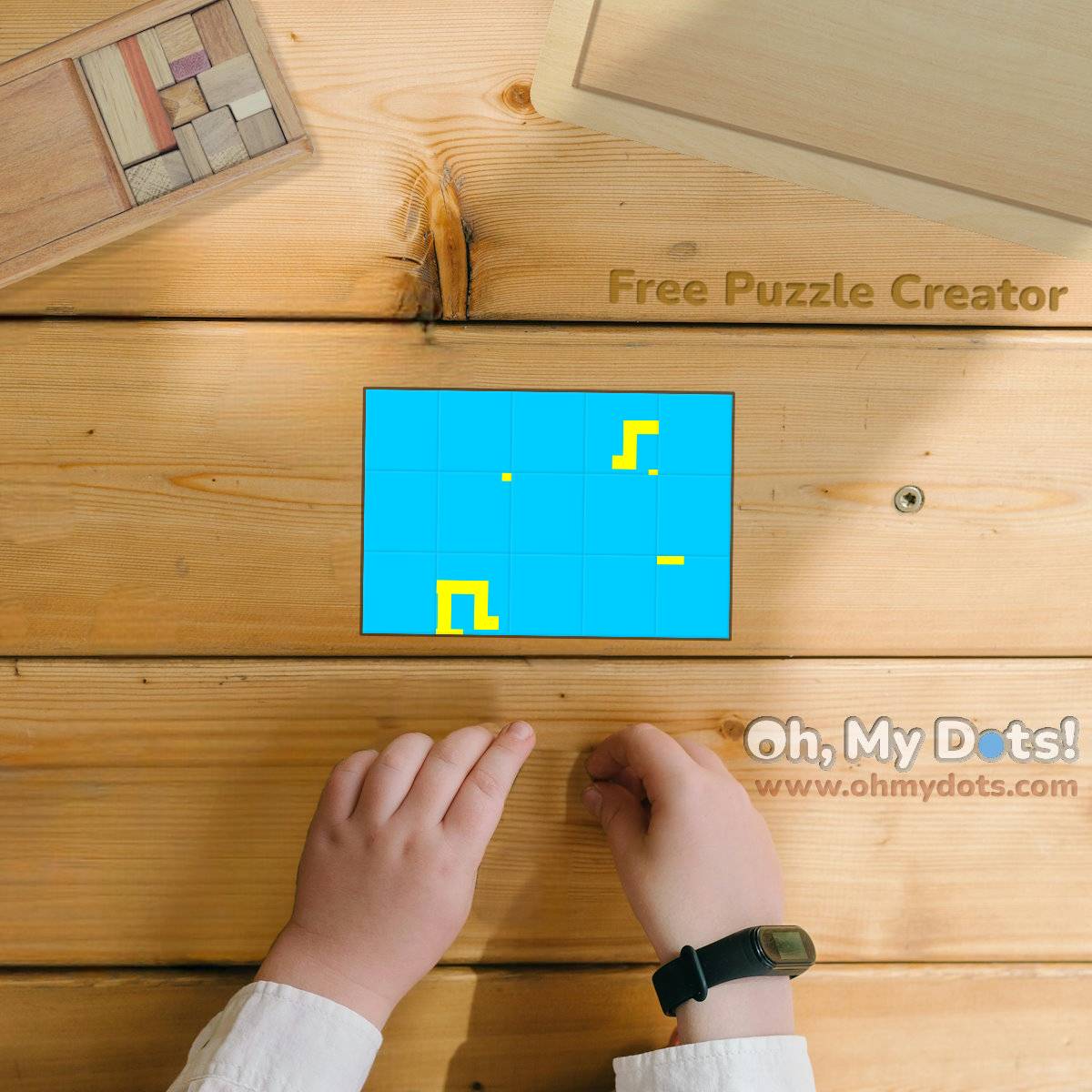 Play or print the free Oh, my Dots! Picture Puzzle game | Oh My Dots!