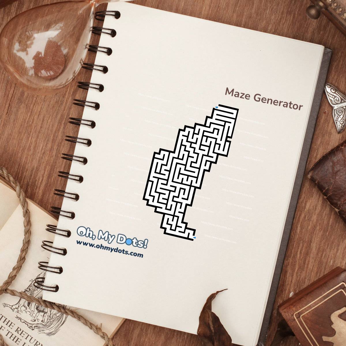 Play or print the free Getting Older Maze game | Oh My Dots!