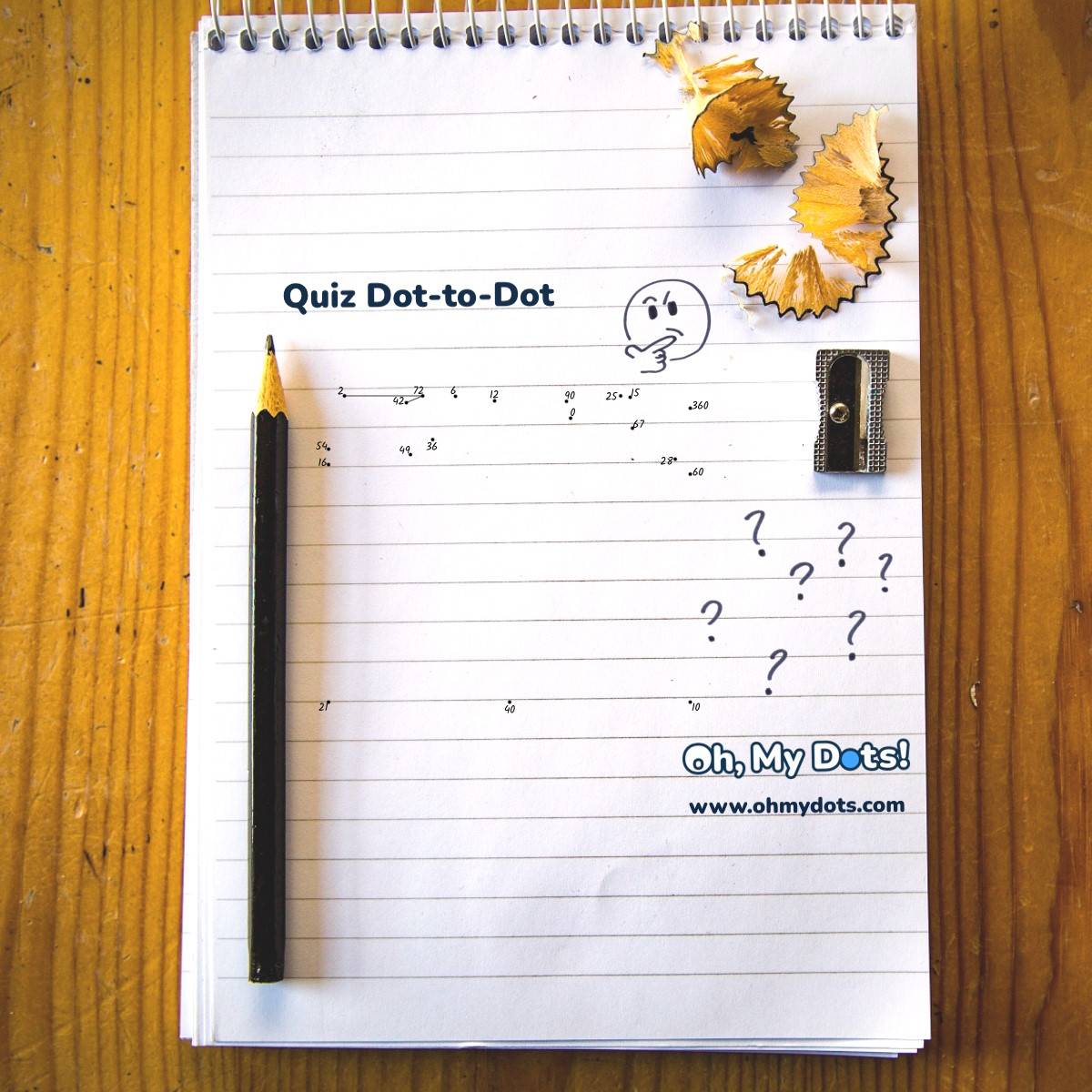 Juega o imprime gratis al juego de unir los puntos Oh, my Dots! | Oh ...