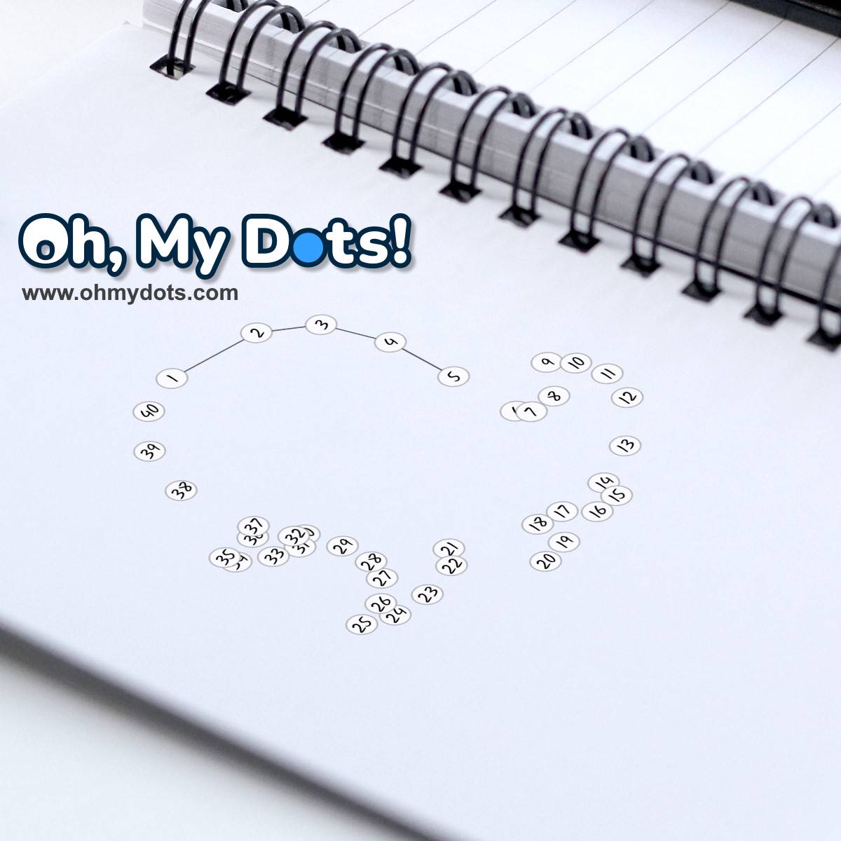 Play or print the free MISS NET Connect the dots game | Oh My Dots!