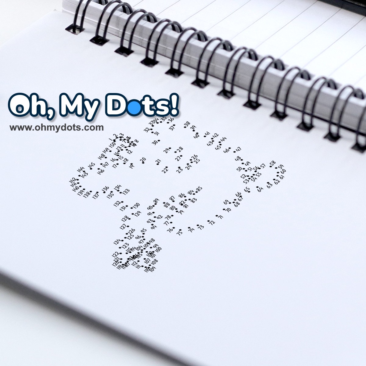 Juega o imprime gratis al juego de unir los puntos Oh, my Dots! | Oh ...
