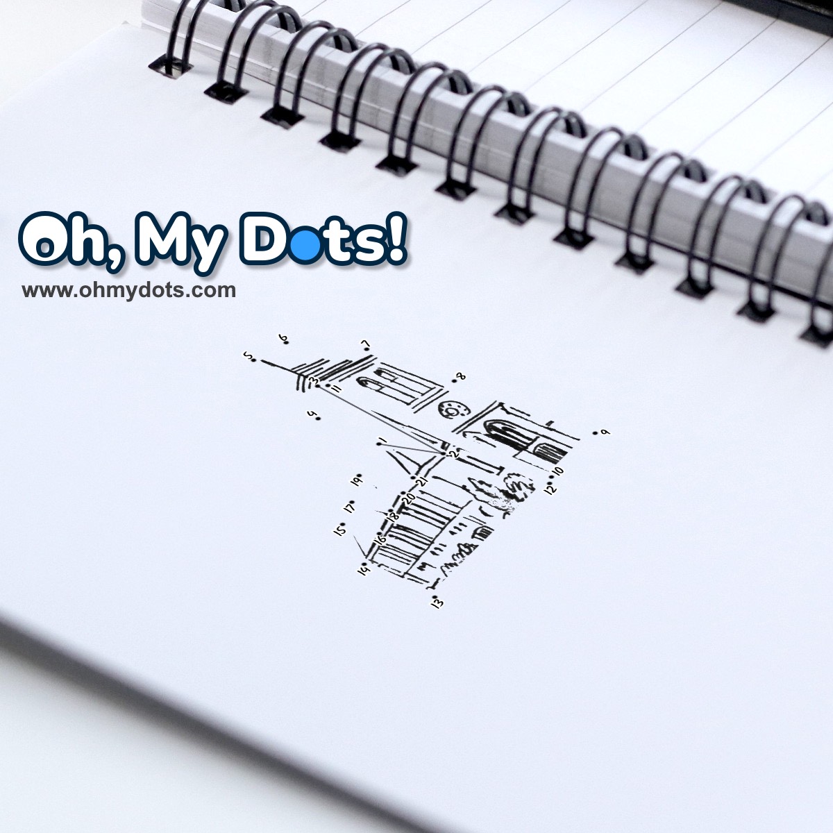Juega o imprime gratis al juego de unir los puntos Oh, my Dots! | Oh ...