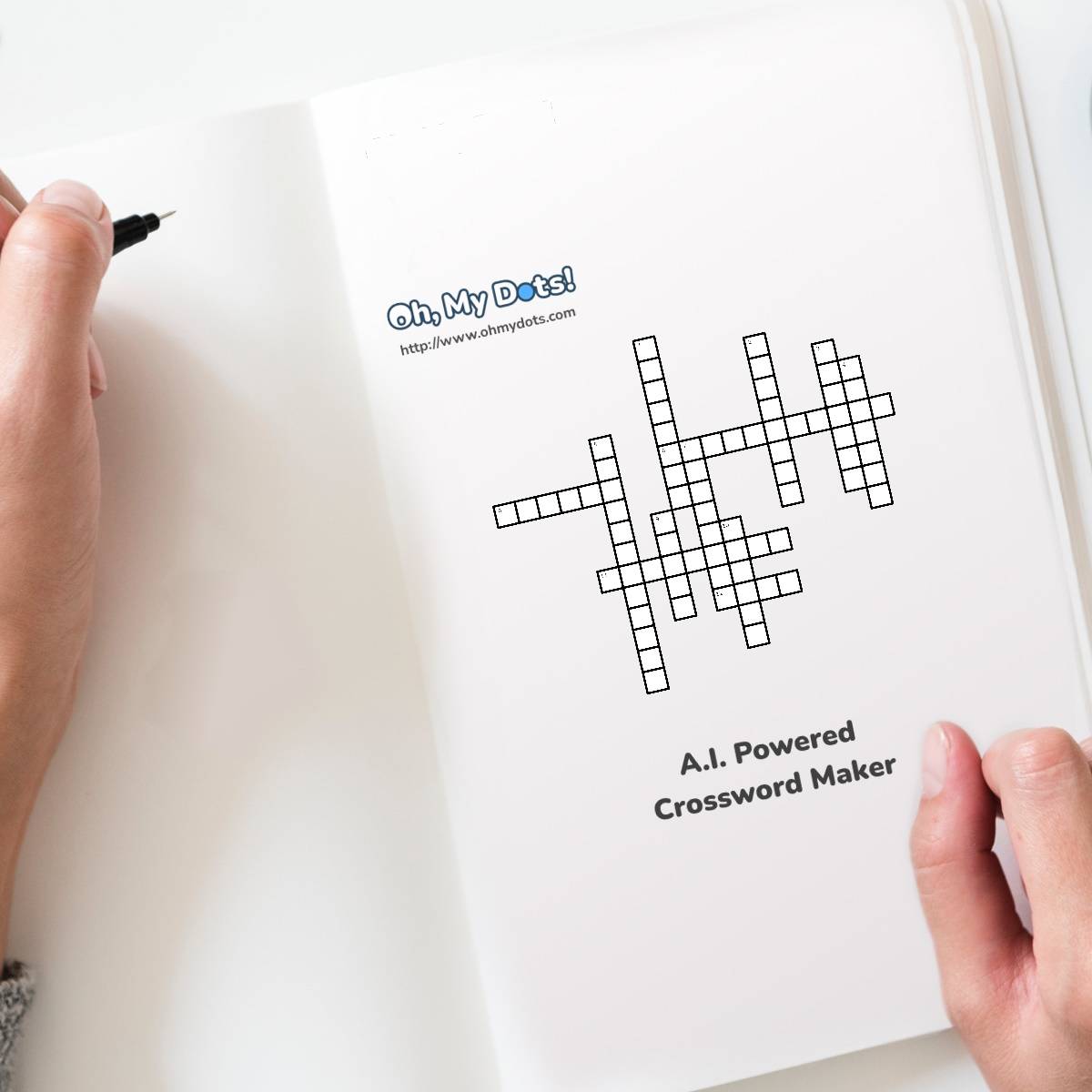 Play or print the free LOS SENTIDOS Crossword game | Oh My Dots!