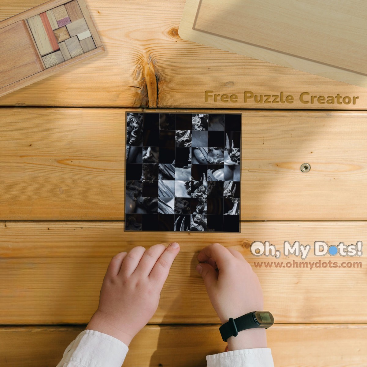 Play or print the free 𝐇𝐀𝐃𝐄𝐒 Picture Puzzle game | Oh My Dots!