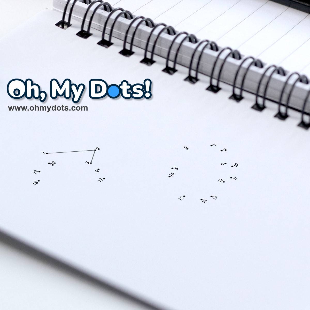 Juega o imprime gratis al juego de unir los puntos Oh, my Dots! | Oh ...