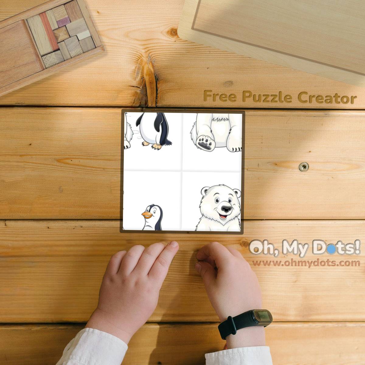 Play or print the free Descoperă animalele! Picture Puzzle game | Oh My ...