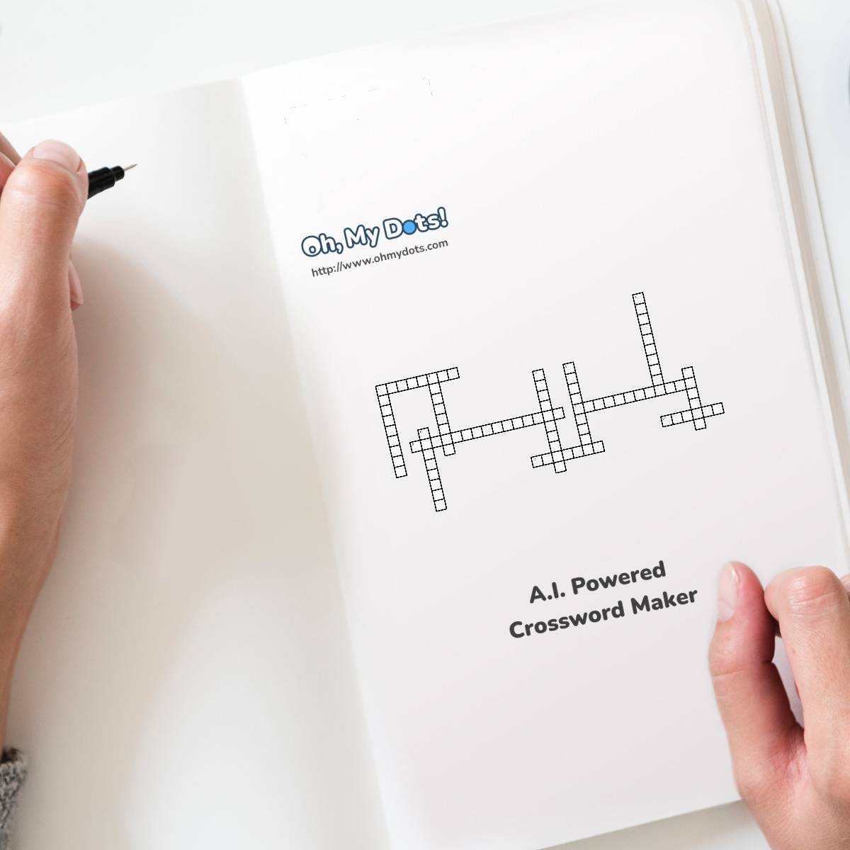 Play or print the free Crucigrama Hp Crossword Puzzle game | Oh My Dots!