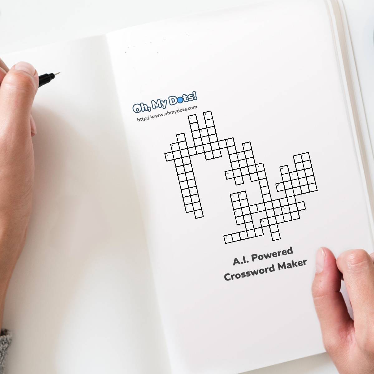 Play or print the free Oh, my Dots! Crossword game | Oh My Dots!