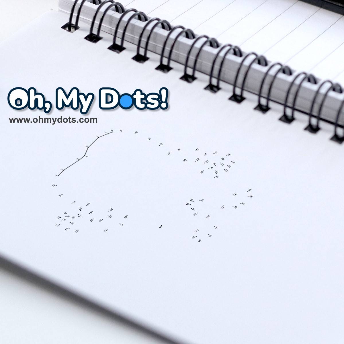 Juega o imprime gratis al juego de unir los puntos Oh, my Dots! | Oh ...
