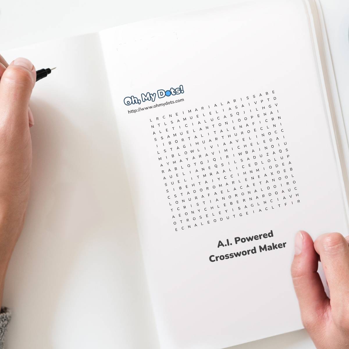 Play or print the free Caça palavras do Samuel 2025 Word Search game ...