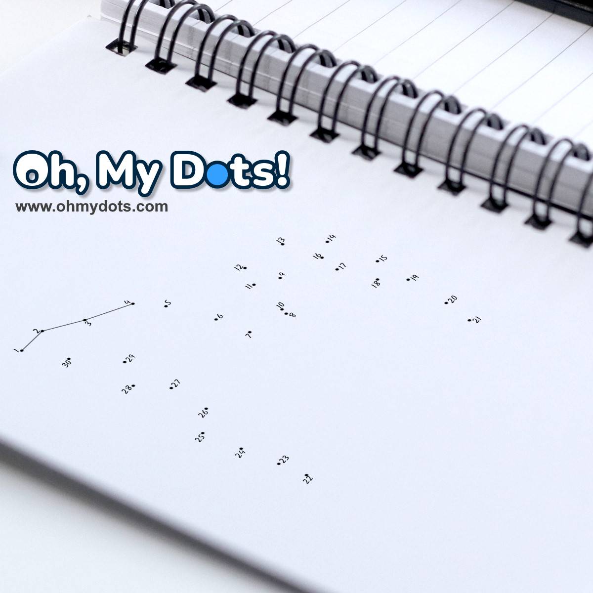 Play or print the free Sprout Connect the dots game | Oh My Dots!