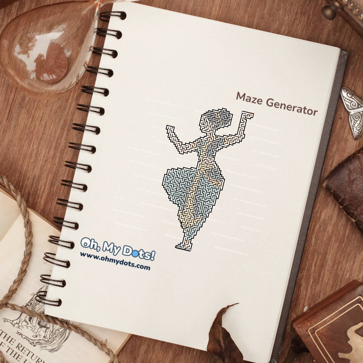 Play or print the free Dancing Girl Maze game | Oh My Dots!