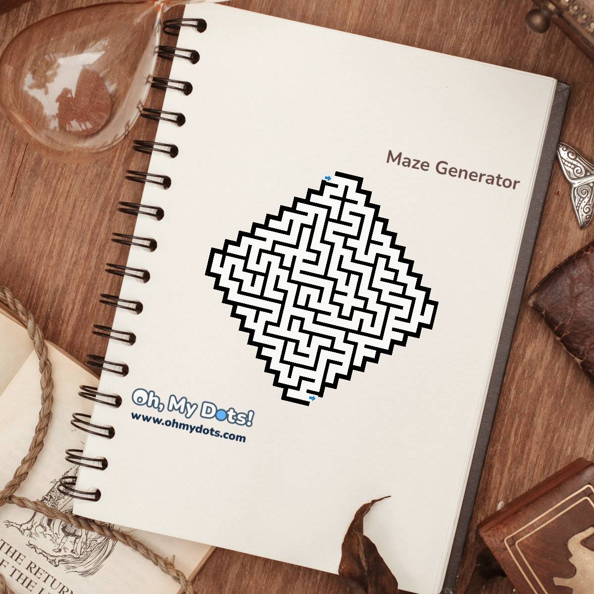 Play [Diamond easy] Maze game | Oh My Dots!