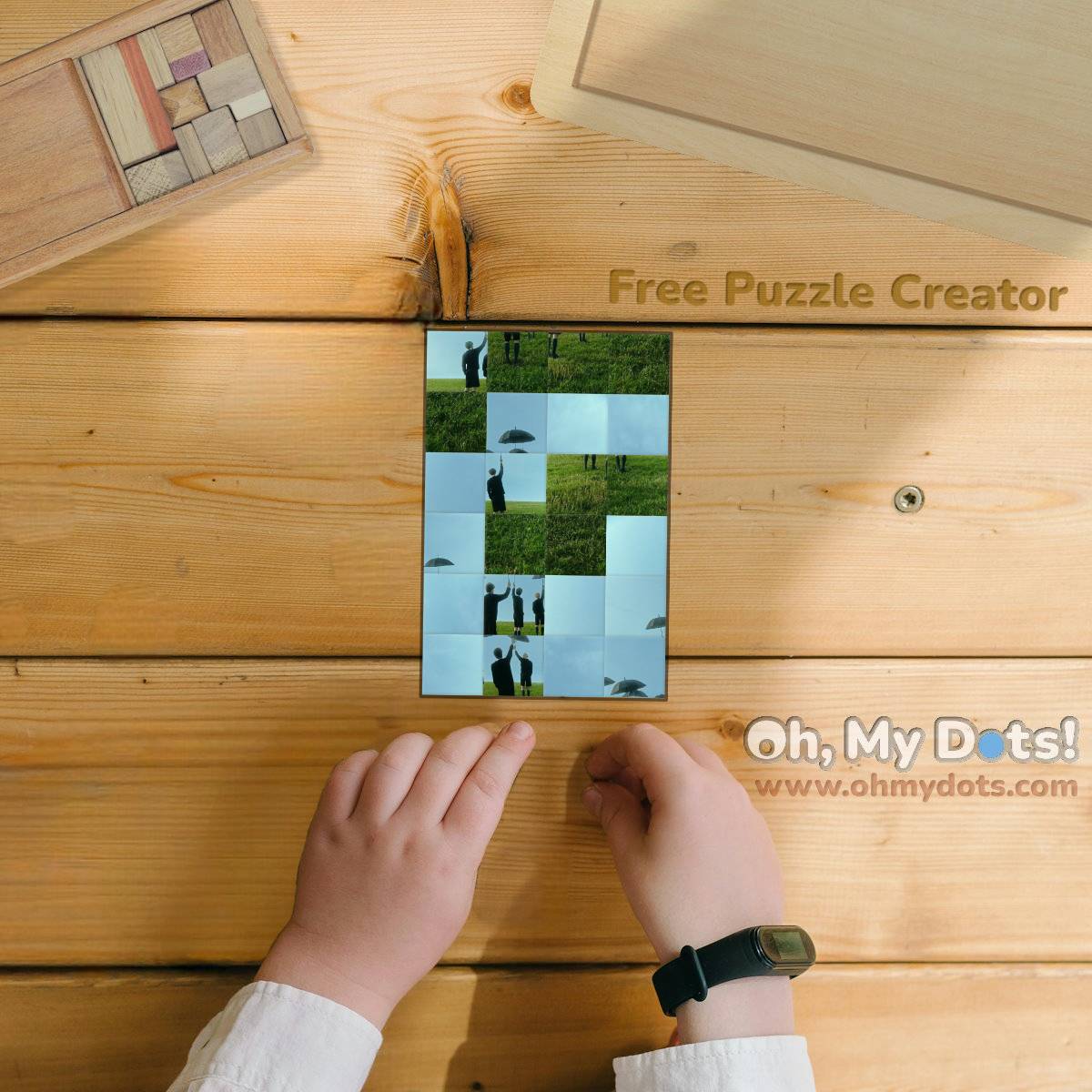 Play or print the free ENHYPEN WB Picture Puzzle game | Oh My Dots!