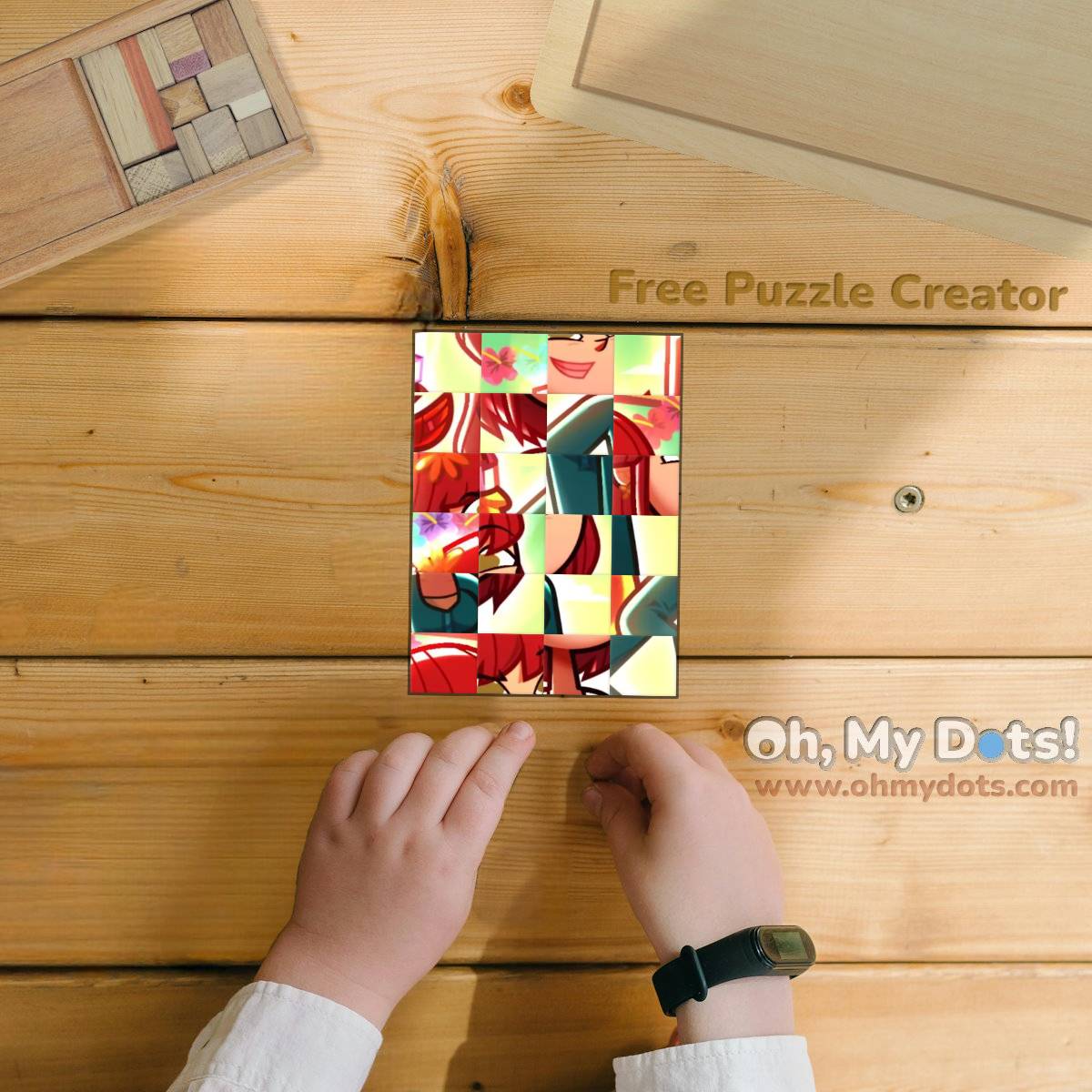 Play or print the free Lake Müller Picture Puzzle game | Oh My Dots!