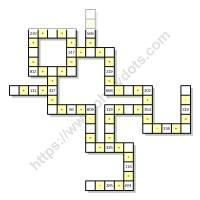 Play or print the free Oh, my Dots! Cross Math game | Oh My Dots!