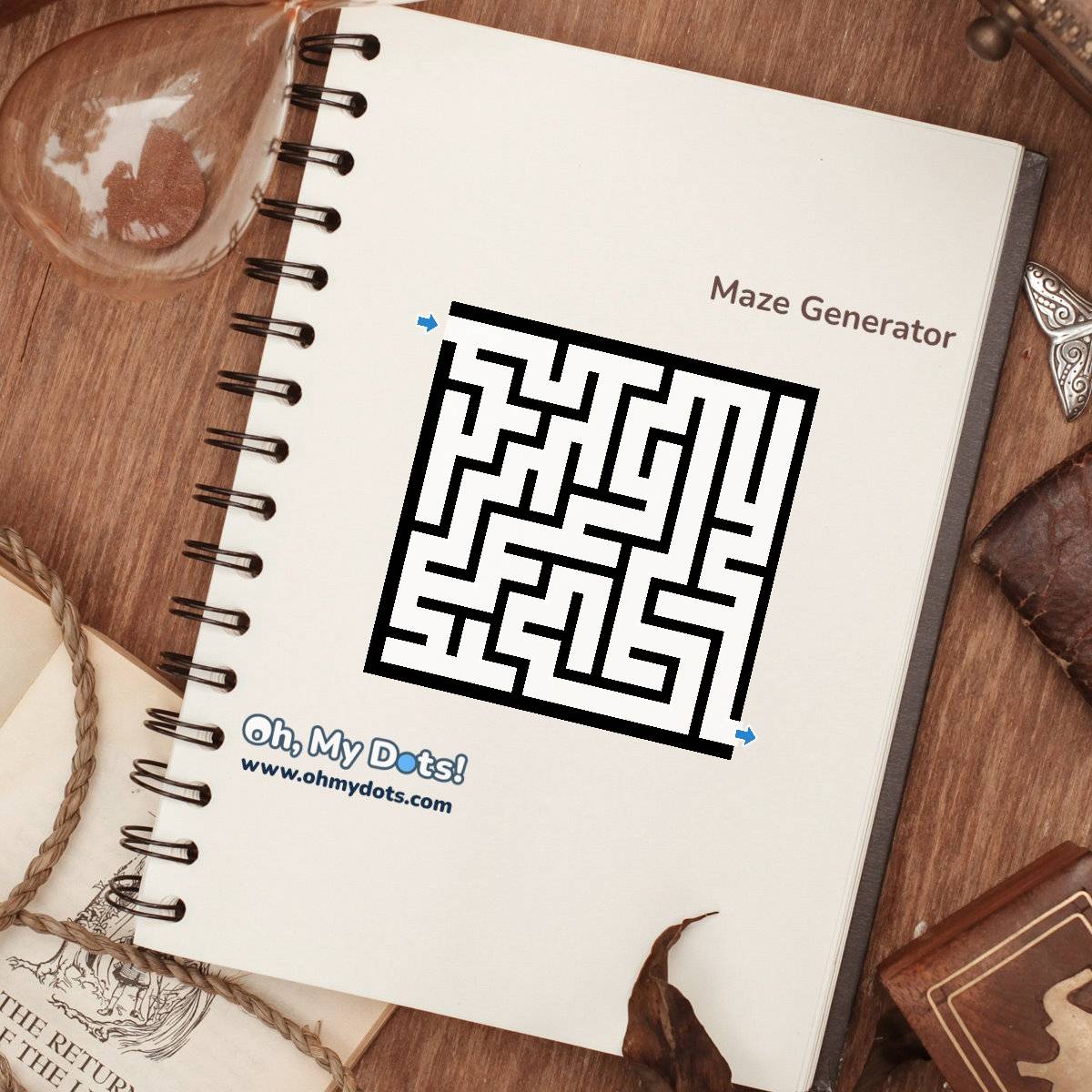 Play [Square very easy] Maze game | Oh My Dots!