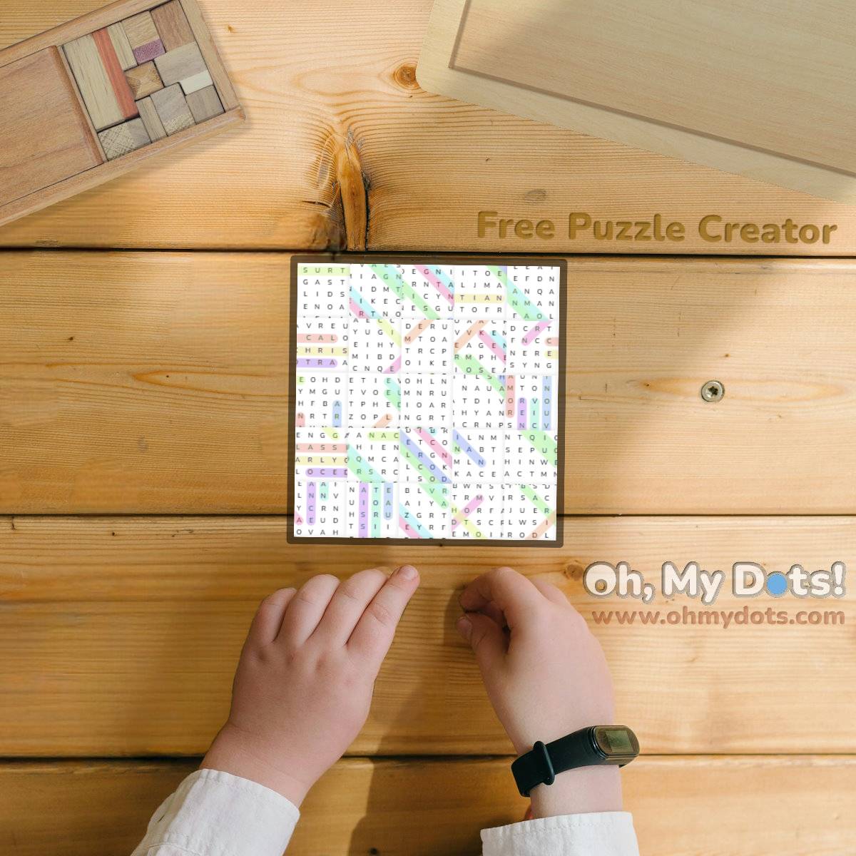 Play or print the free word search sussy Picture Puzzle game | Oh My Dots!