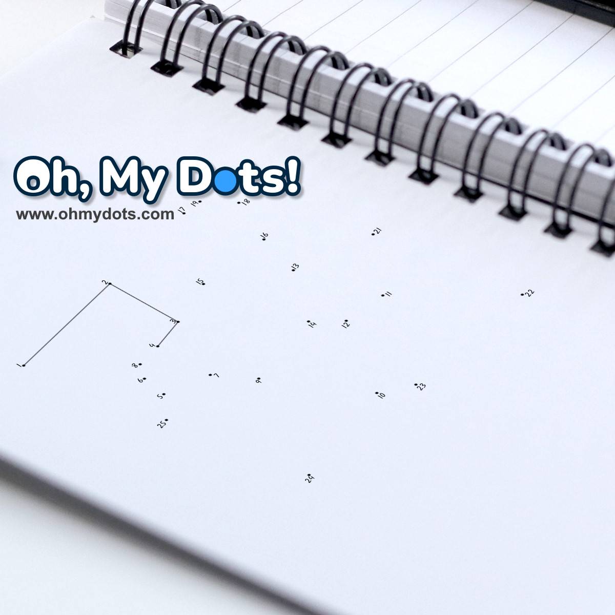 Juega o imprime gratis al juego de unir los puntos Oh, my Dots! | Oh, my Dots!