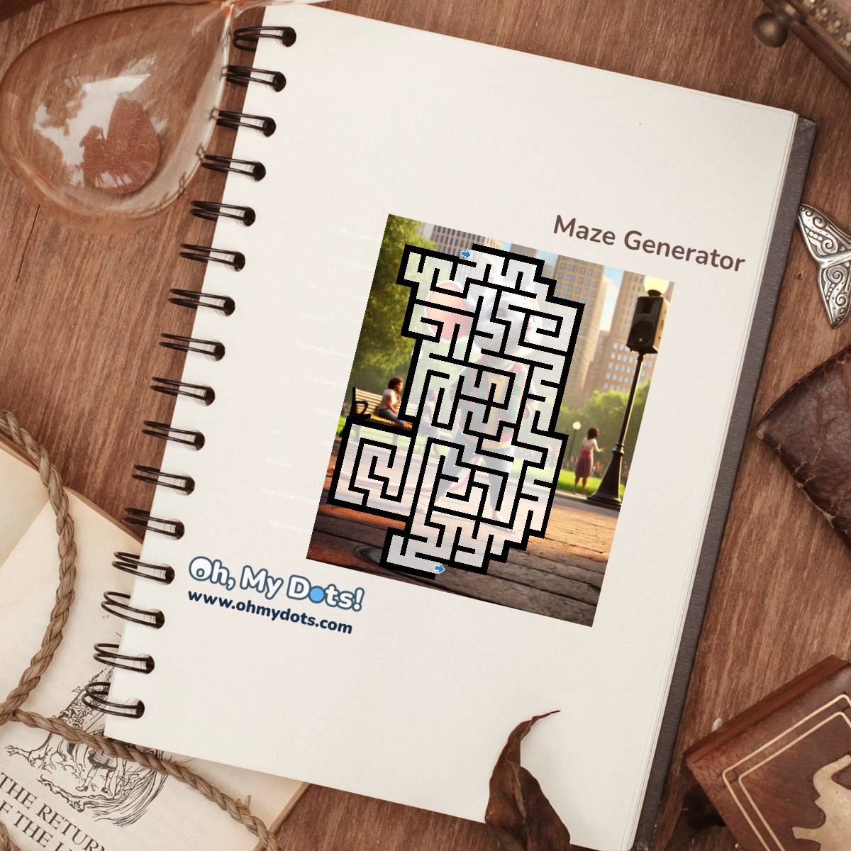 Play or print the free Hope Maze game | Oh My Dots!