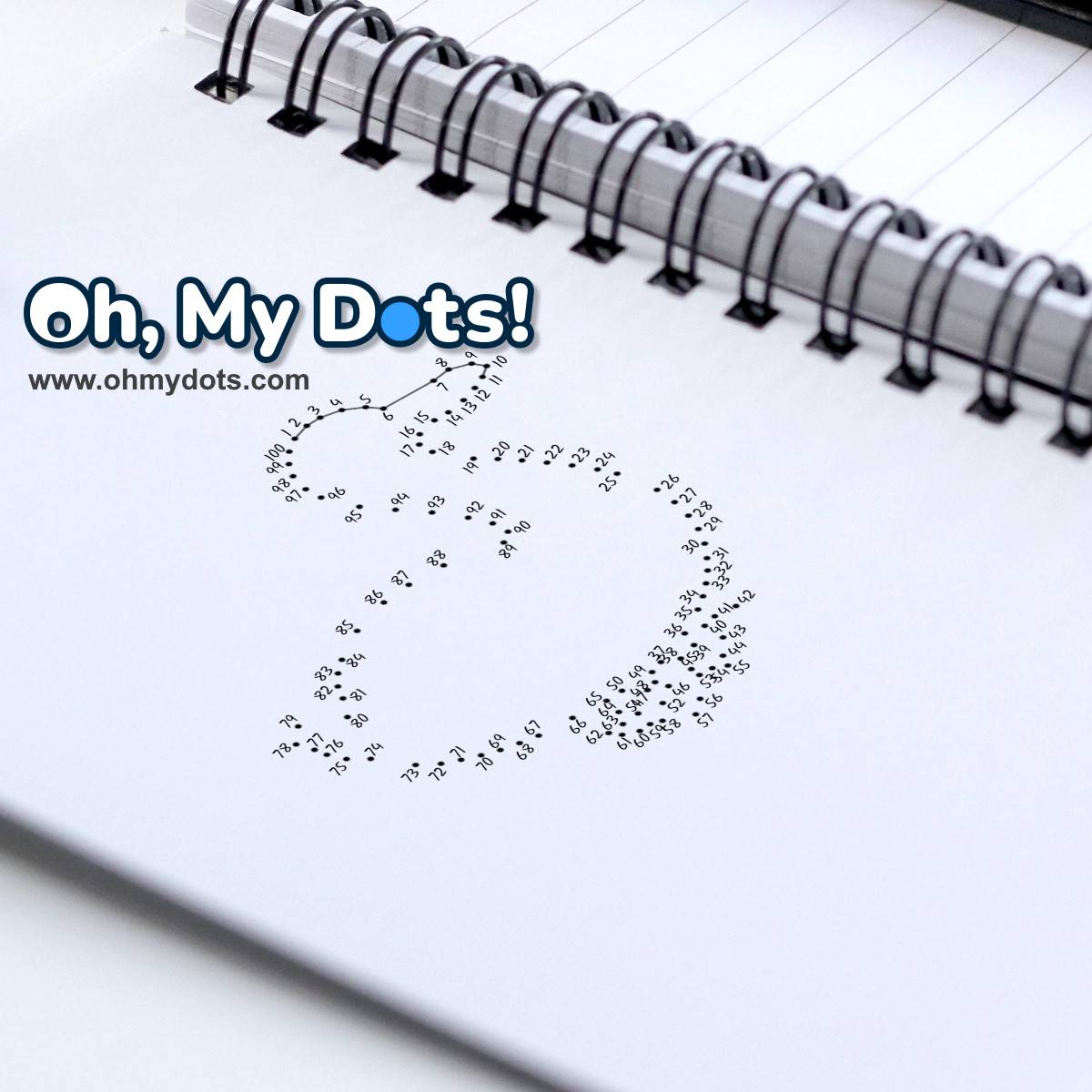 Play or print the free Descobre o animal Connect the dots game | Oh My ...